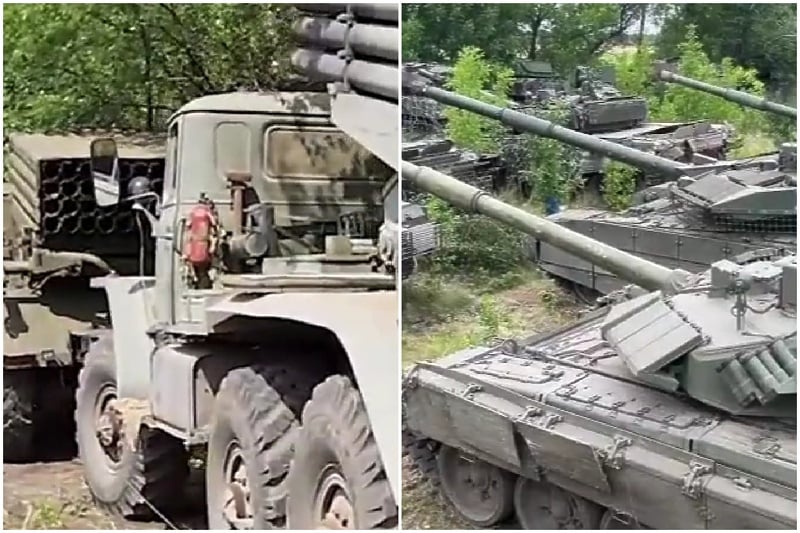 Вагнеровците предаваат оружје на руската армија: Импресивниот арсенал ...